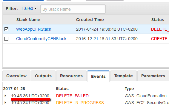 Aws Cloudformation Stack Failed Status Trend Micro