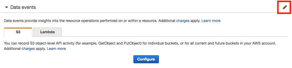 CloudTrail Data Events | Trend Micro