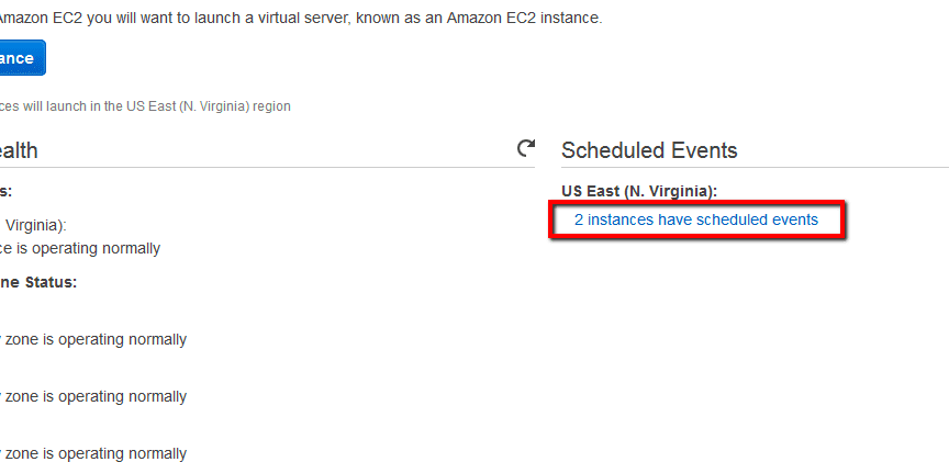 EC2 Instance Scheduled Events | Trend Micro