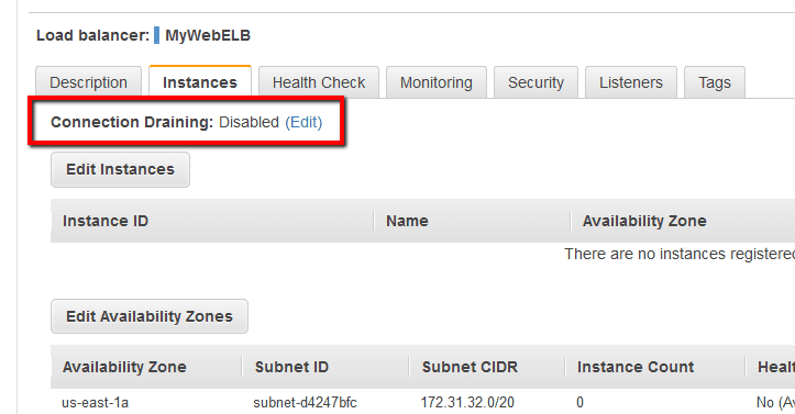 ELB Connection Draining Enabled | Trend Micro